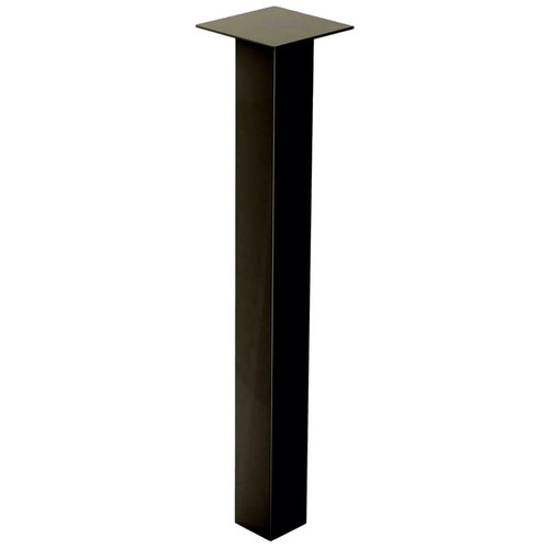 Square Straight Center Mount Table Leg 2514 - Bar Height