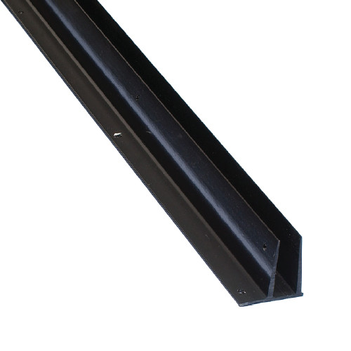 Continuous One Ear Toilet Partition Bracket - Solid Plastic