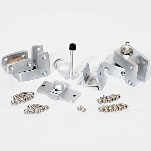 Global Partitions Hardware Set for Solid Plastic Doors - Harbor City Supply