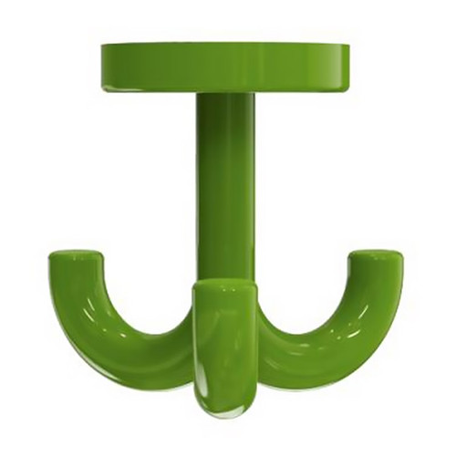 HEWI Nylon Rotating Triple Hook - Ceiling Mount - 477.90.050