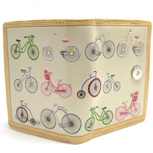 Vintage Inspired Small Bicycle Zipper Bag 6 Designs - Bicycle Gifts