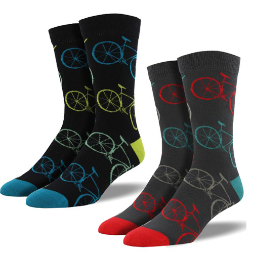 Bamboo Blend Bike Dress Sock - Bicycle Gifts
