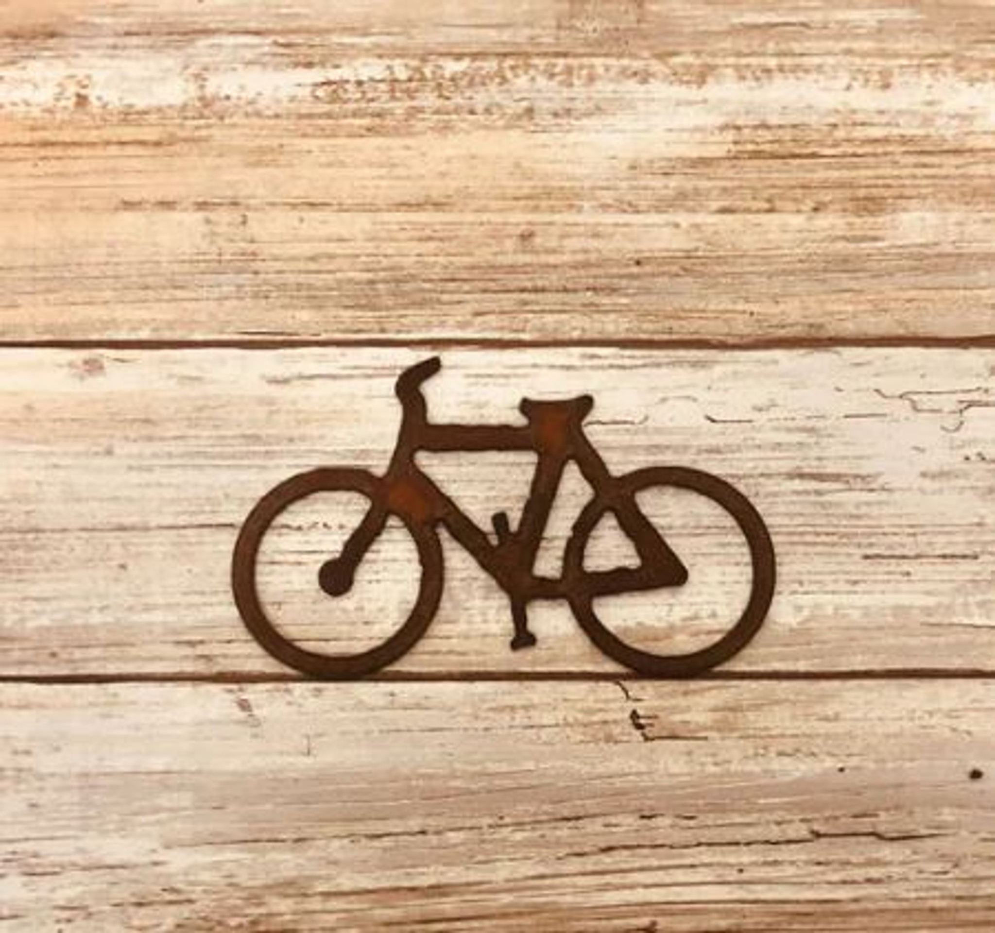 Rustic Iron Bicycle Magnet - Bicycle Gifts