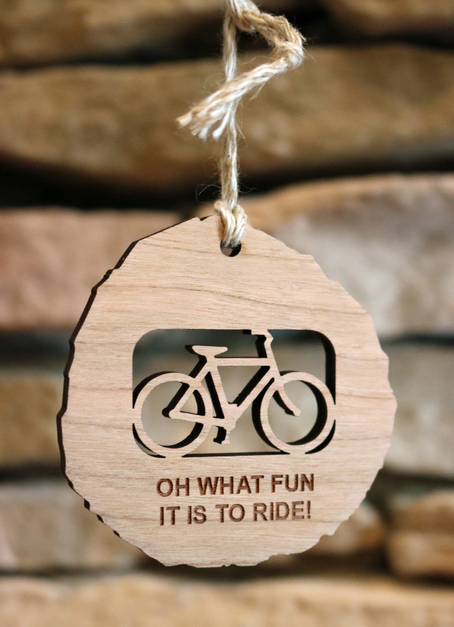 Wood Block Bicycle Signs Assorted - Bicycle Gifts