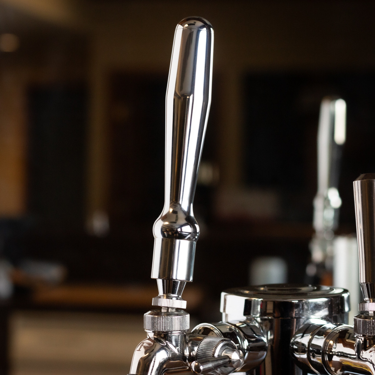 Heavyweight Long Chrome Beer Faucet Tap Handle
