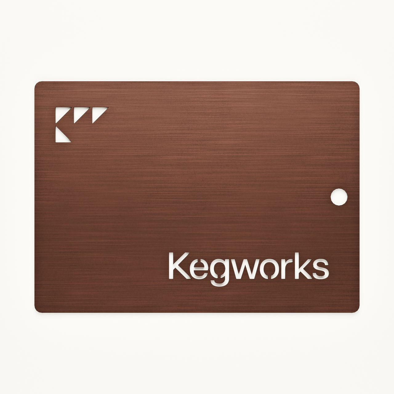 Kegworks Antique Bronze Sample Chip