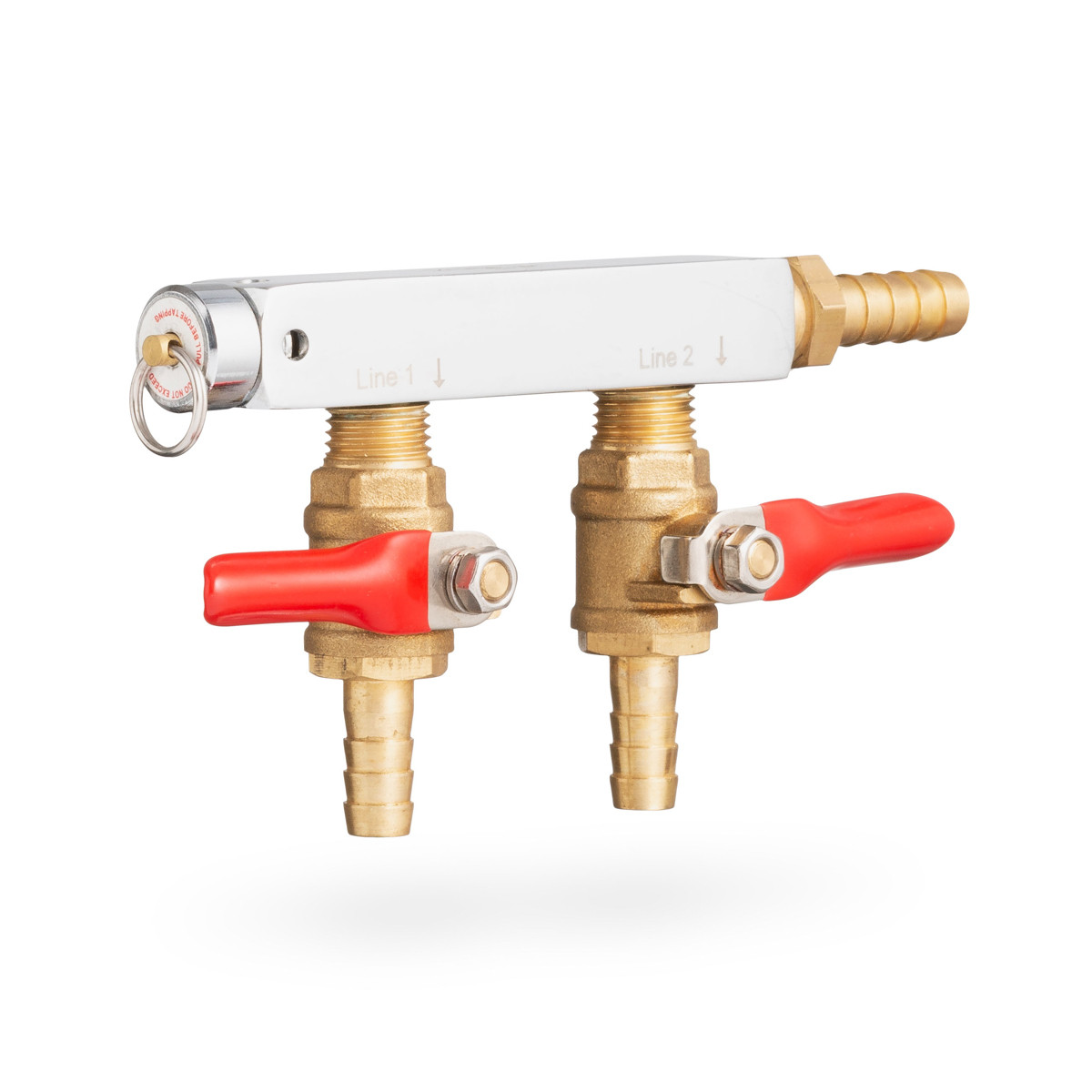 5-Way CO2 Distribution Bar with Safety