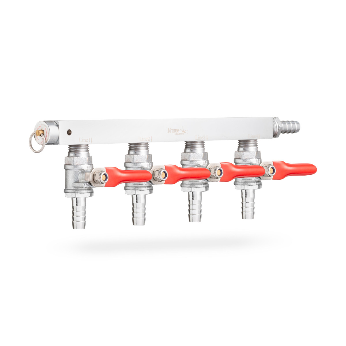 5-Way CO2 Distribution Bar with Safety