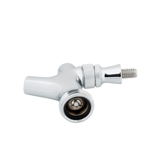 Draft Beer Faucet with Stainless Steel Lever - Chrome