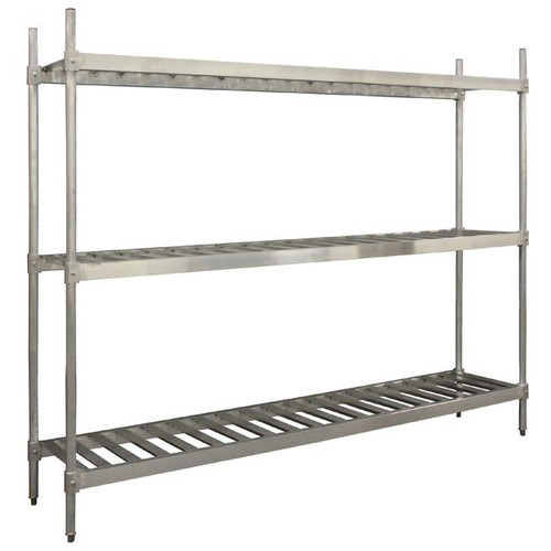 Aluminum Beer Keg Storage Rack - 3 Shelf Unit - Kegworks
