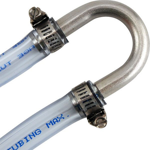 U Bend for 3/8" ID Vinyl Hose - Stainless Steel - Kegworks