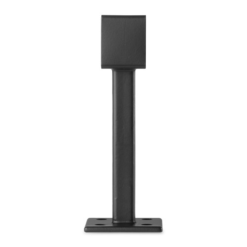 Center Post Bracket - Matte Black - 1.5" - Square