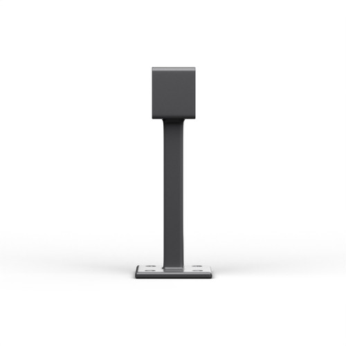 Center Post Bracket - Gunmetal Grey - 1.5" - Square