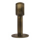 Rounded Center Post Bracket - Antique Brass - 2" OD