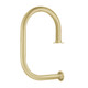 Kegworks Classic Service Bar Rail - Brushed Brass - 2" OD
