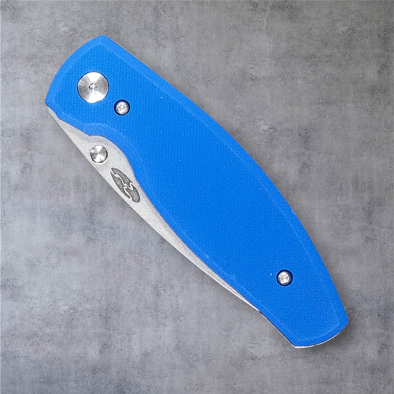 TRM Neutron 2 Frame Lock Royal Blue Flat G10 - 20CV Blade - Made In USA