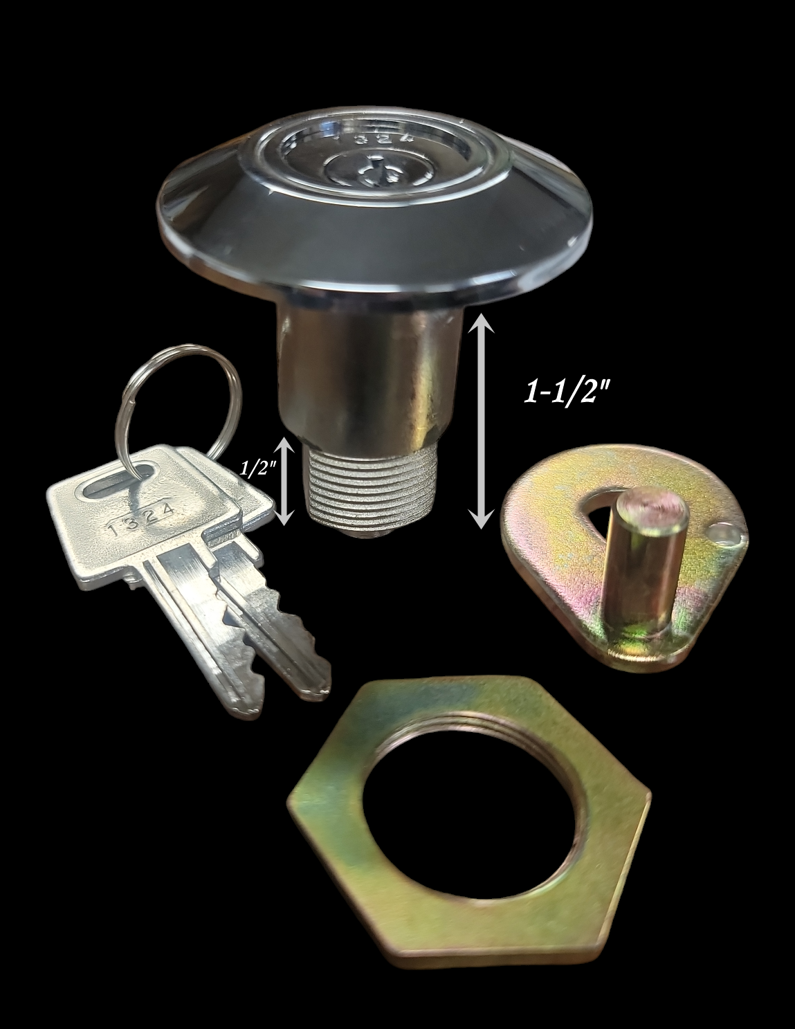 Amsec Key Lock Cylinder Part#0415006 For FS1013/1310