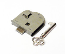 Steel Half Mortise Skeleton Key Furniture Lock Left Hand ...