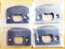 Pack Square Corner Strike Plate US15A Satin Nickel Blackened ...