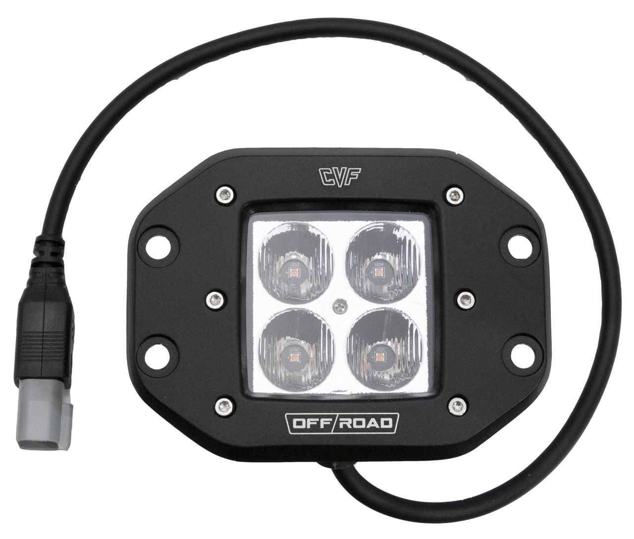 2 Led Pod Mount Amber Flood Light