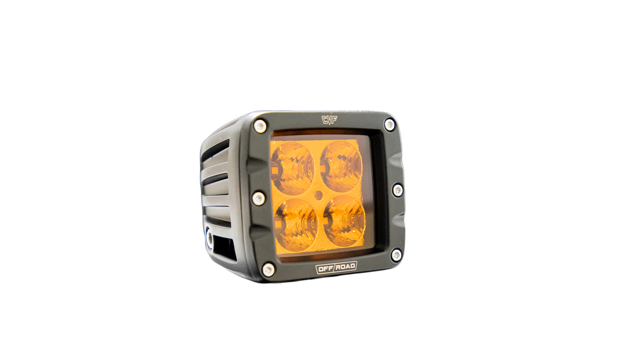2" LED Pod Mount Amber Flood Light