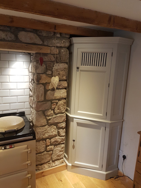 Holt corner 2 door kitchen larder, pantry, provisions cupboard