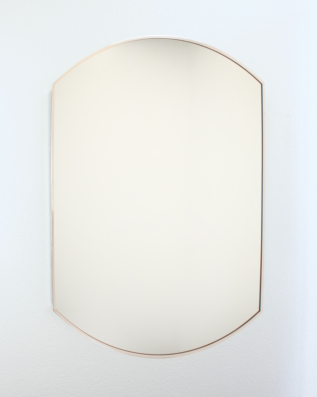 Harper Crescent 30" x 36" Wall Mirror, Mount on Wall Horizontal ...