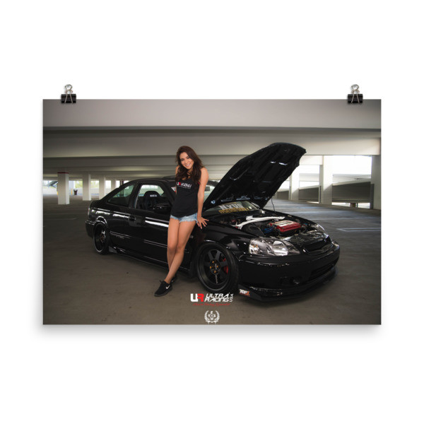 ULTRA RACING USA HONDA CIVIC EM1 POSTER 2