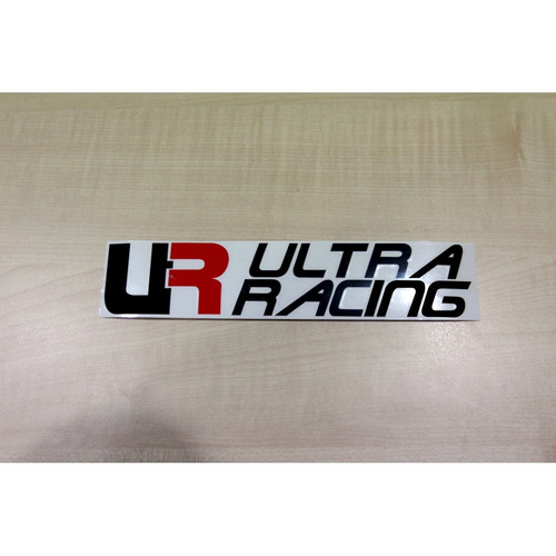 ULTRA RACING BLACK RED DECAL (Black)