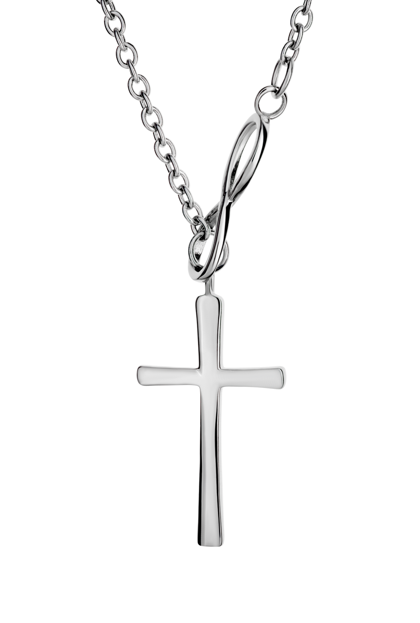 Steadfast Love Infinity Cross Necklace | Shields of Strength