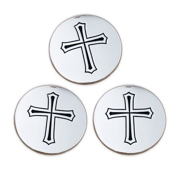 Golf Ball Marker Metal | Pocket Token Set of 3