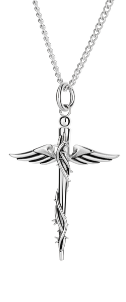 Medical Cross Necklace | Proverbs 17:22