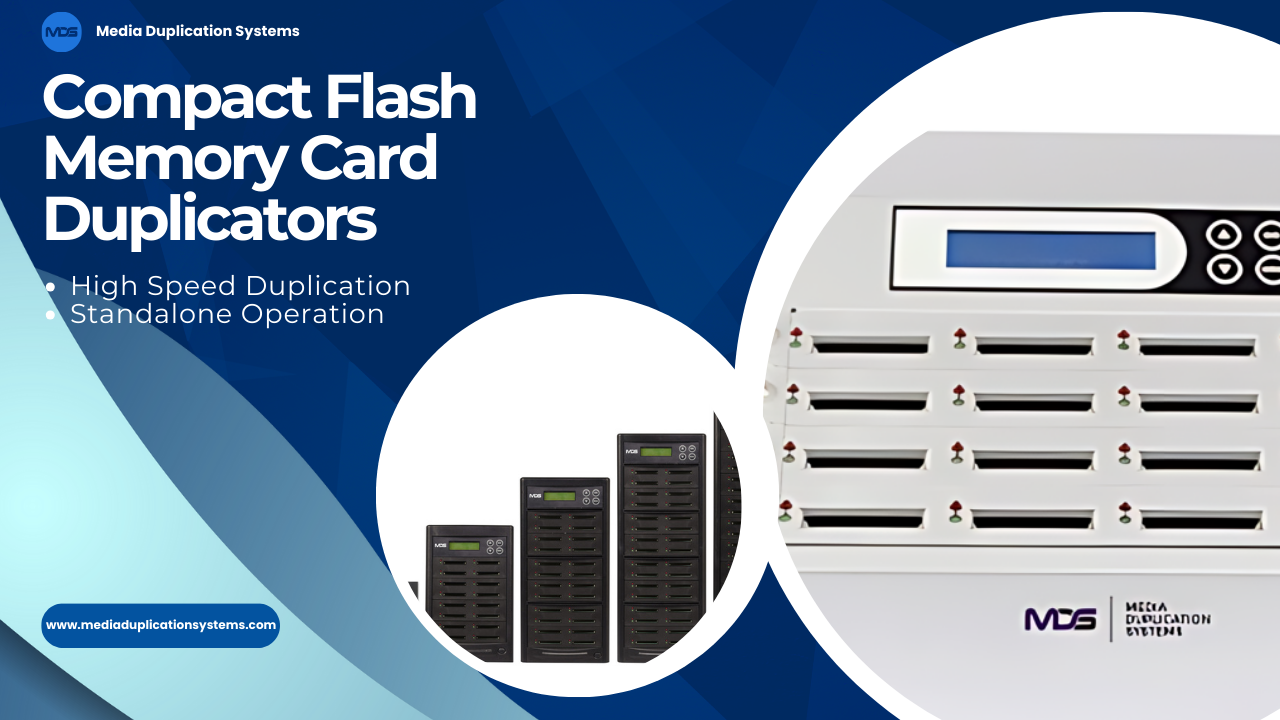Compact Flash Memory Card Duplicators Media Duplication Systems
