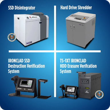 Ultimate-4 Complete NSA-Compliant HDD/SSD Media Destruction Bundle