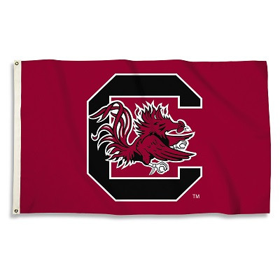 South Carolina Gamecocks NCAA Logo Flag - Dragon Sports