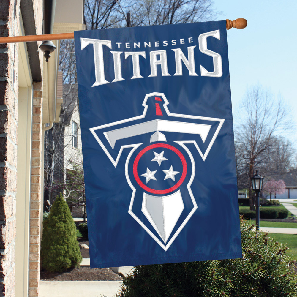 Tennessee Titans 2 Sided Vertical Banner Flag - Dragon Sports