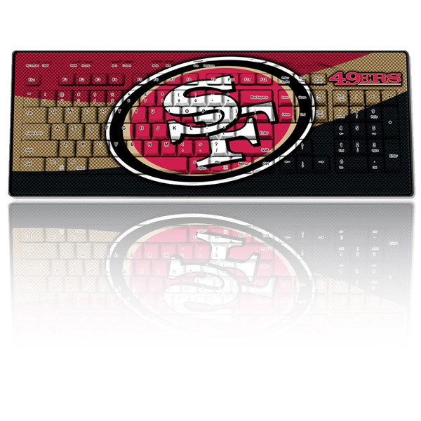 San Francisco 49ers NFL Wireless Keyboard - Dragon Sports