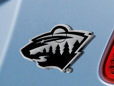 Minnesota Wild Chrome Metal Emblem - Dragon Sports