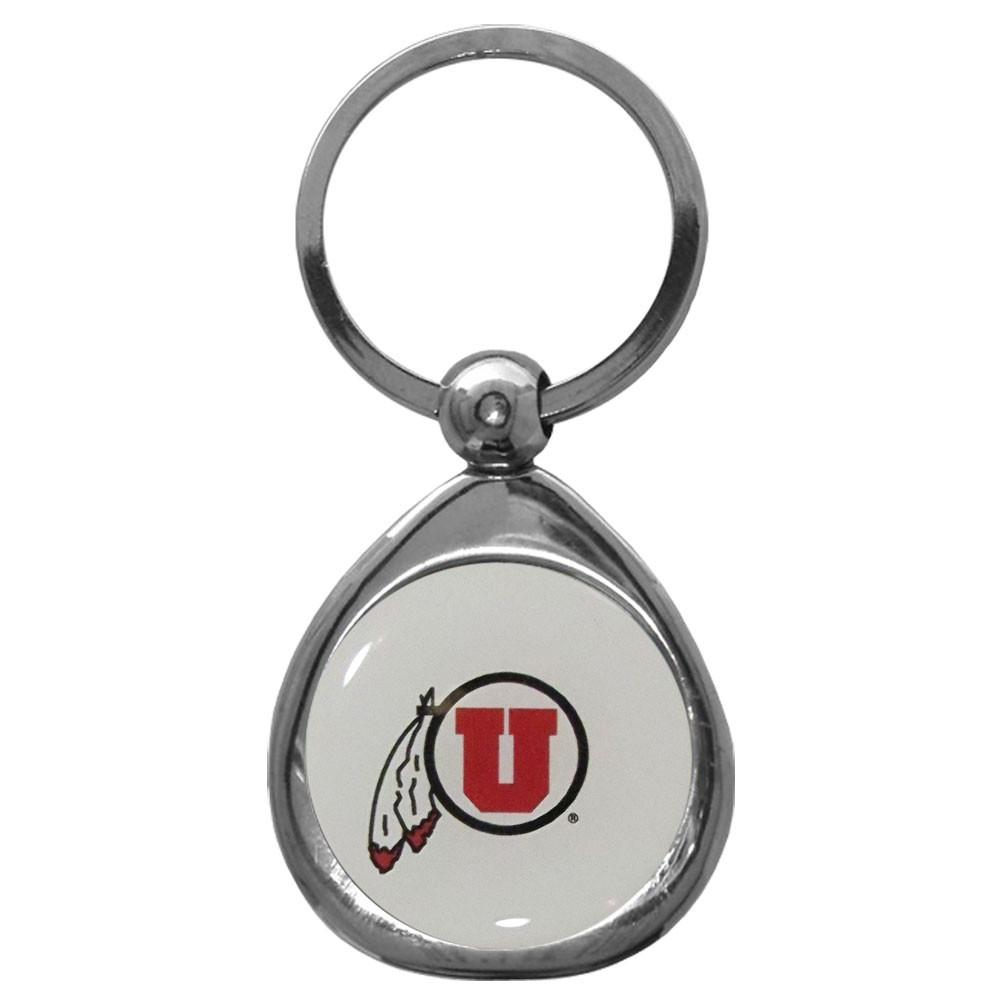 Utah Utes Chrome Key Chain - Dragon Sports