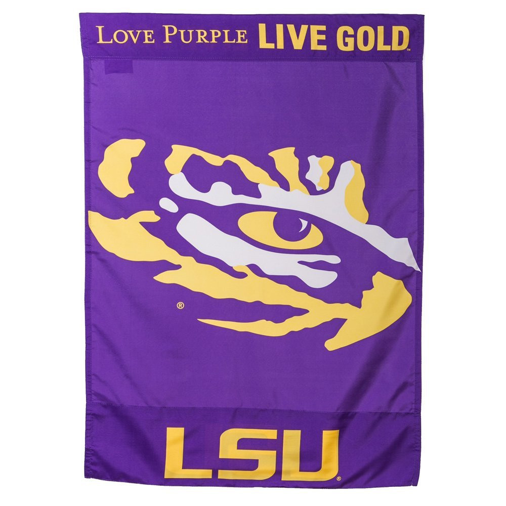 LSU Tigers Flag 28 x 40 NCAA Screen Print Flag - Dragon Sports