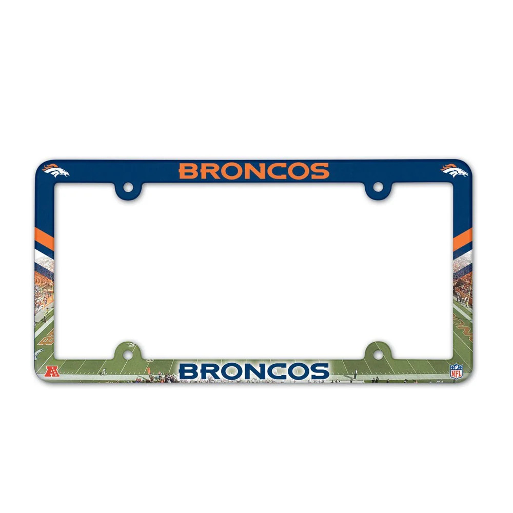 Denver Broncos NFL Stadium License Plate Frame - Dragon Sports