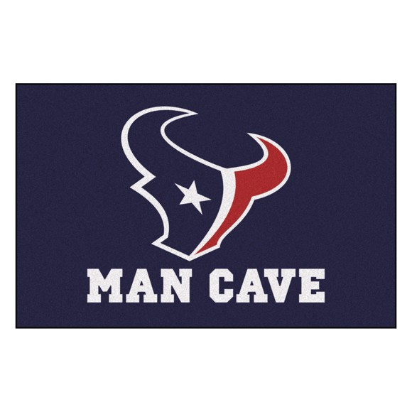Houston Texans Man Cave Mat Rug - Dragon Sports