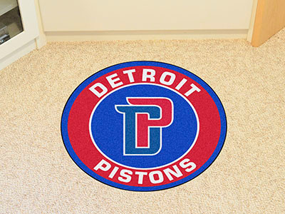 Detroit Pistons Round Logo Mat - Dragon Sports