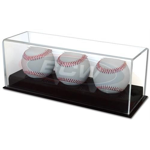 Triple Baseball Display Case - Dragon Sports
