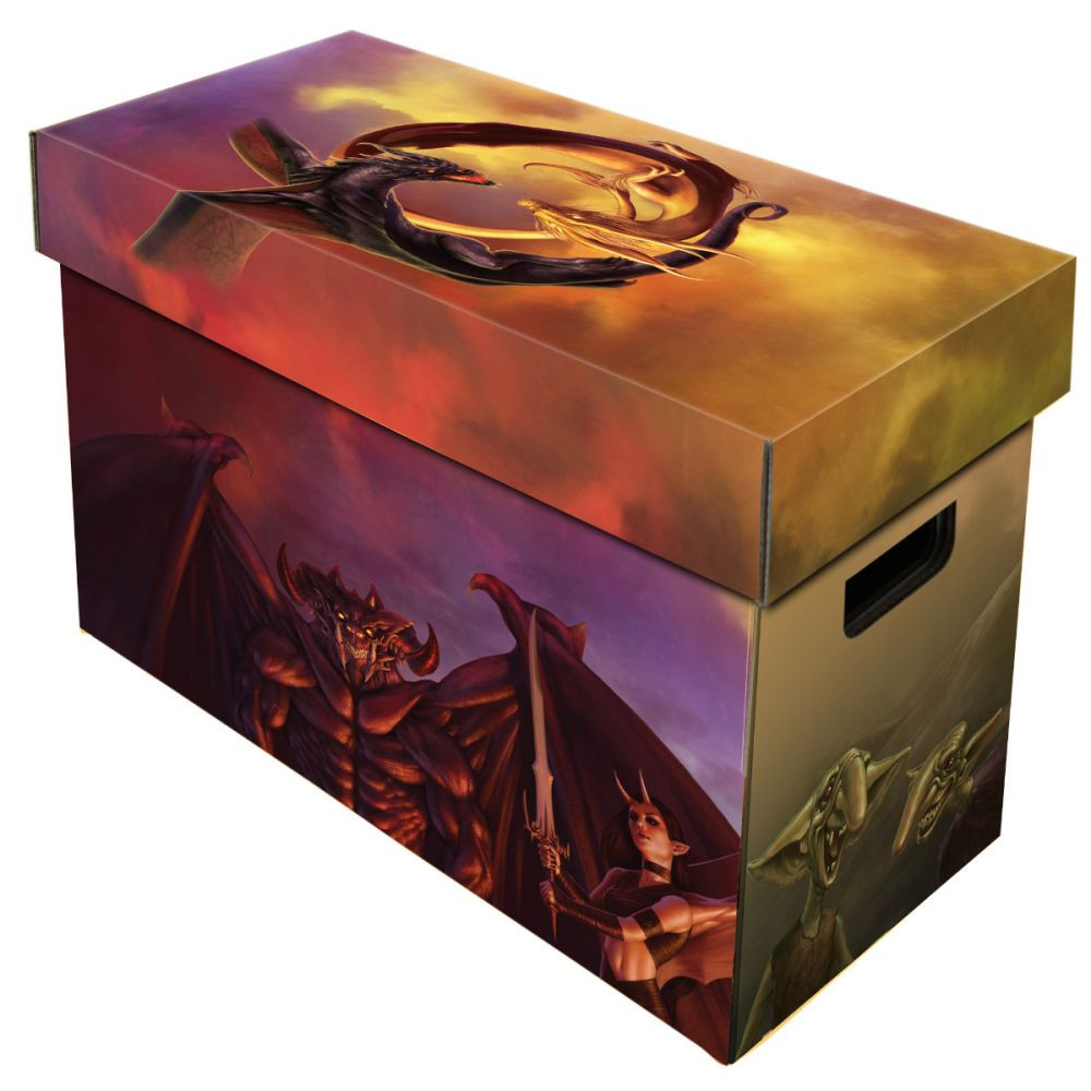 Magazine Storage Box - Art - Good vs Evil - Dragon Sports
