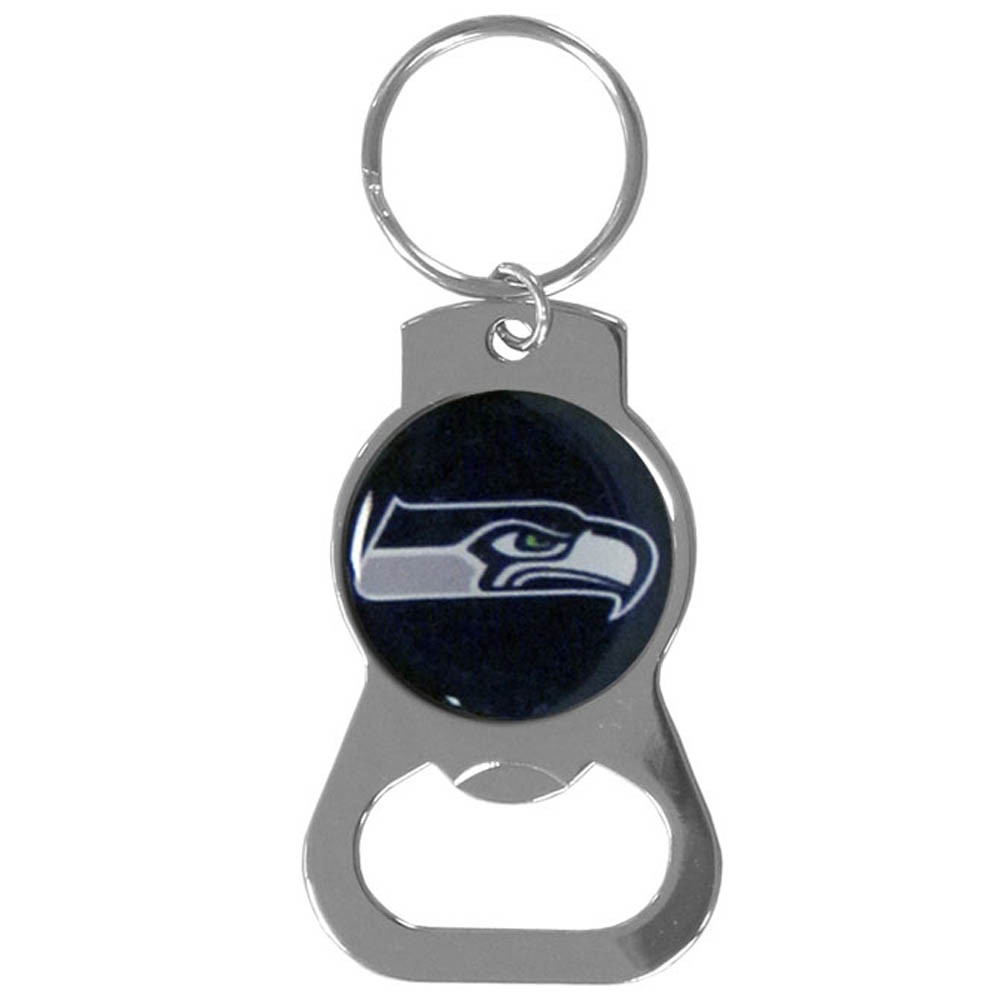 Seattle Seahawks Bottle Opener Key Chain - Dragon Sports