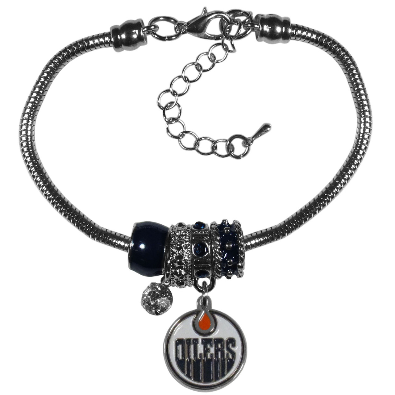 Edmonton Oilers Euro Bead Bracelet - Dragon Sports