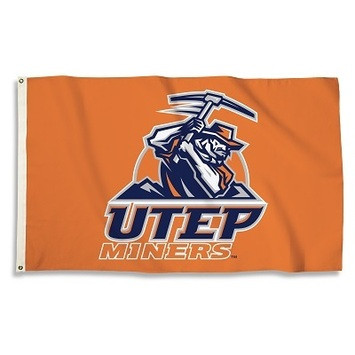 UTEP - Texas El Paso Miners 3 Ft X 5 Ft Flag - Dragon Sports