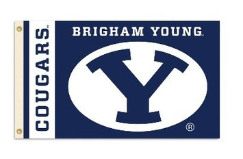 BYU Cougars NCAA Logo Flag - Dragon Sports