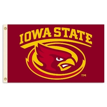 Iowa State Cyclones 2-Sided 3 Ft X 5 Ft Flag - Dragon Sports